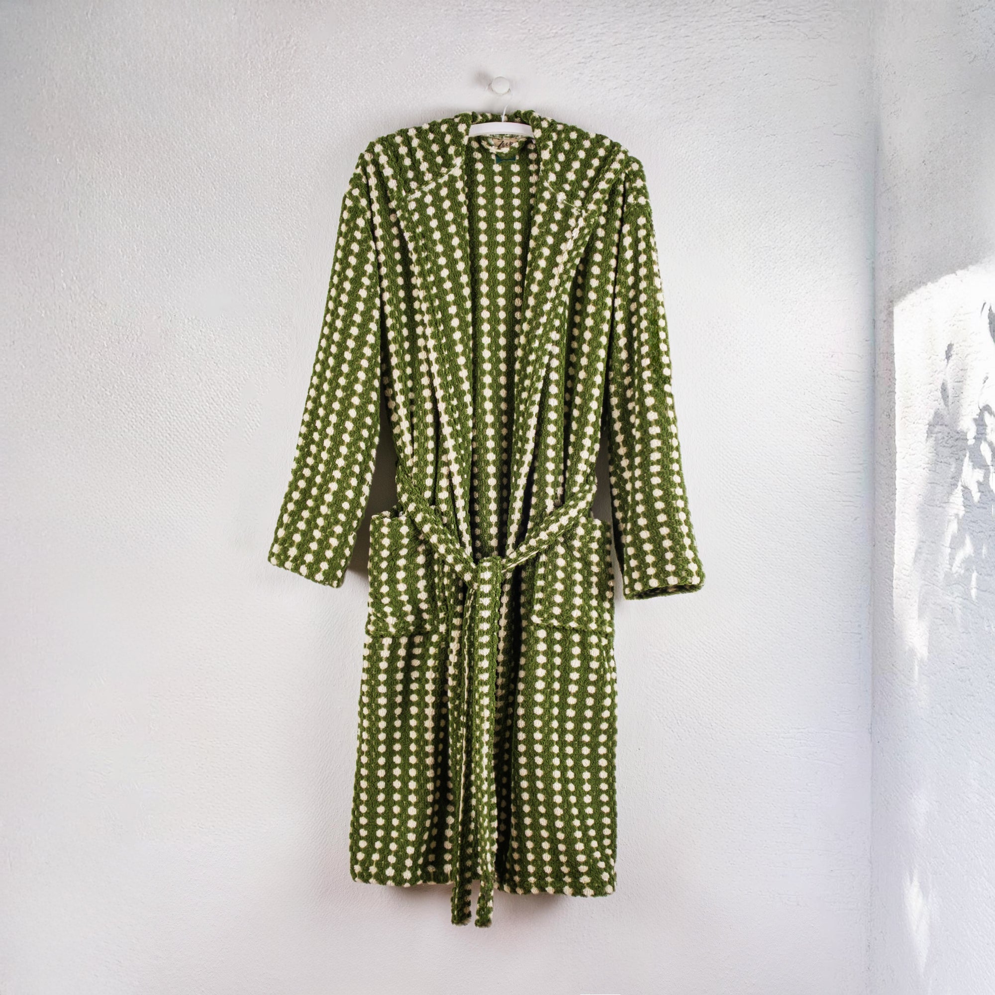 Aegean Collection | Aegean Olive Bubble Bathrobes | Zeep Naturals